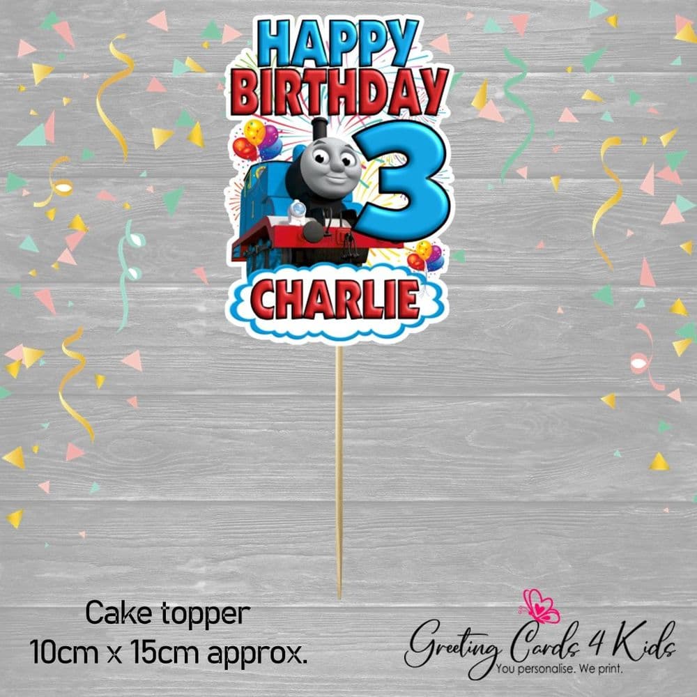 Thomas the Tank Engine Cake Topper