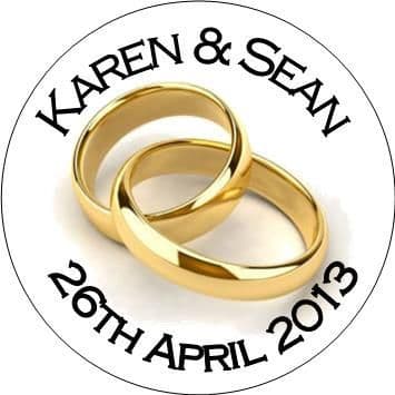 Wedding Rings Sticker