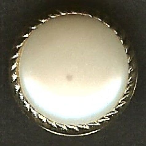 Pearl & Gold Button B100039