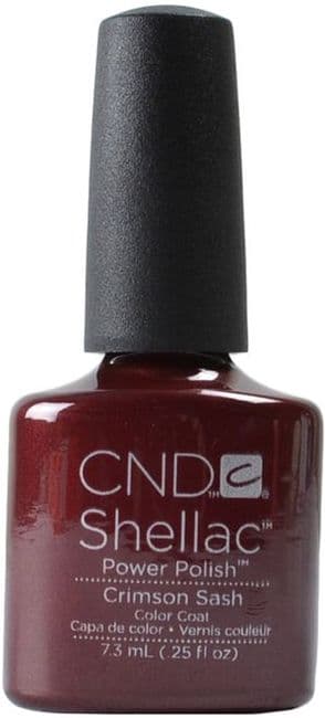 CND Shellac Crimson Sash