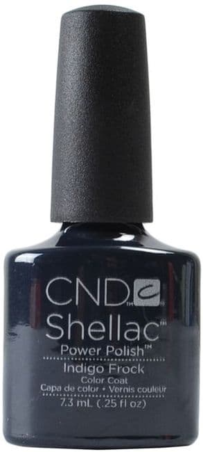 CND Shellac Indigo Frock