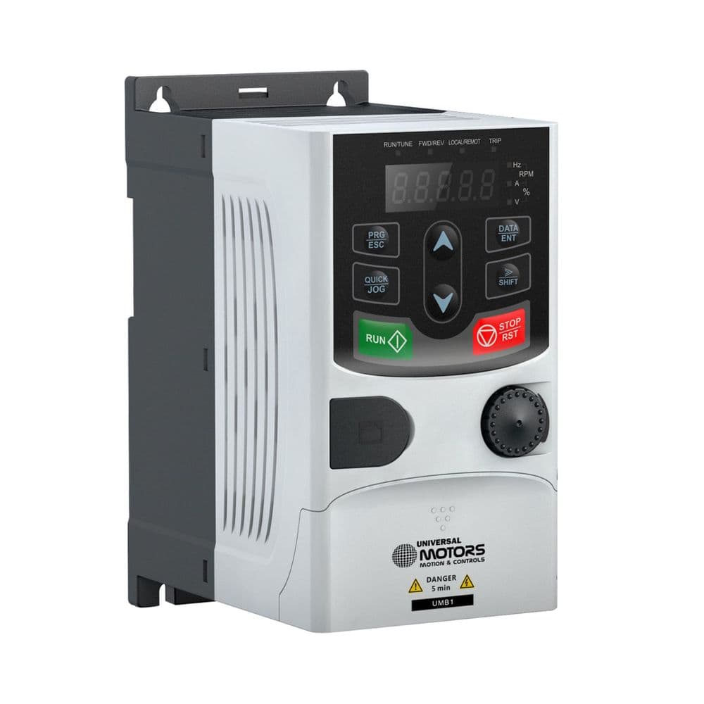 Universal UMB1 0 75kW 4 2A 1PH-3PH IP20 Inverter Drive VAR-UMB10R7GS2B
