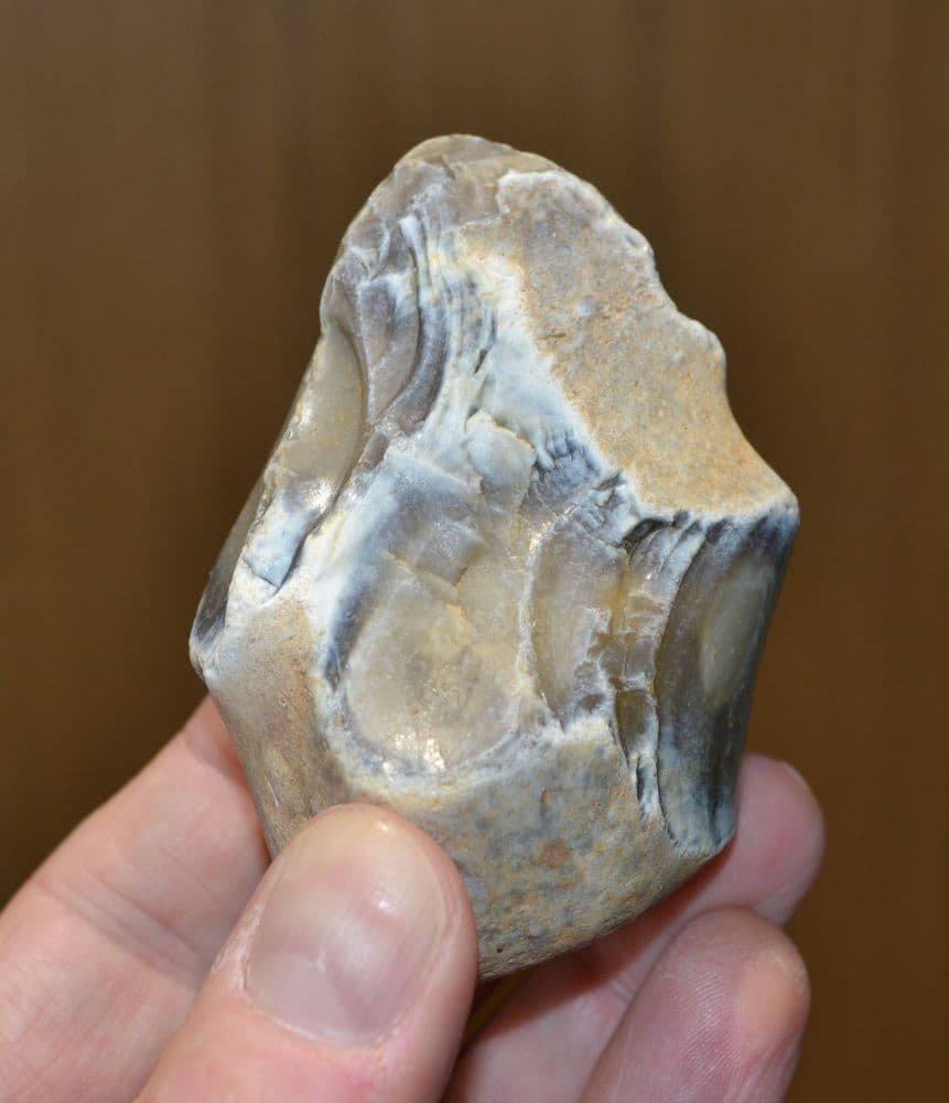 A good Lower Paleolithic "Clactonian" Flint Proto-Axe Wheelers Lane Pit ...