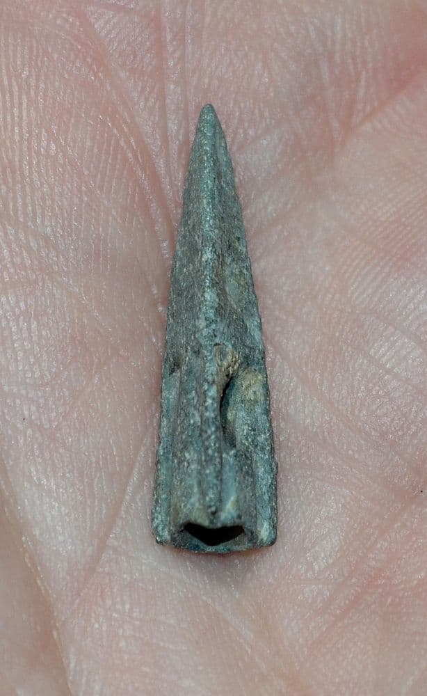 A good sized Ancient Greek / Graeco-Scythian bronze Tri-sided socketed ...