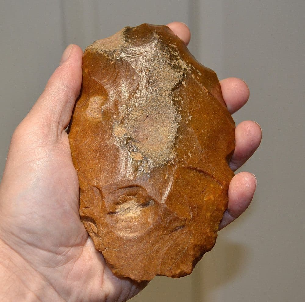 A huge excellent and attractive Mid-Paleolithic Ovate flint hand axe ...
