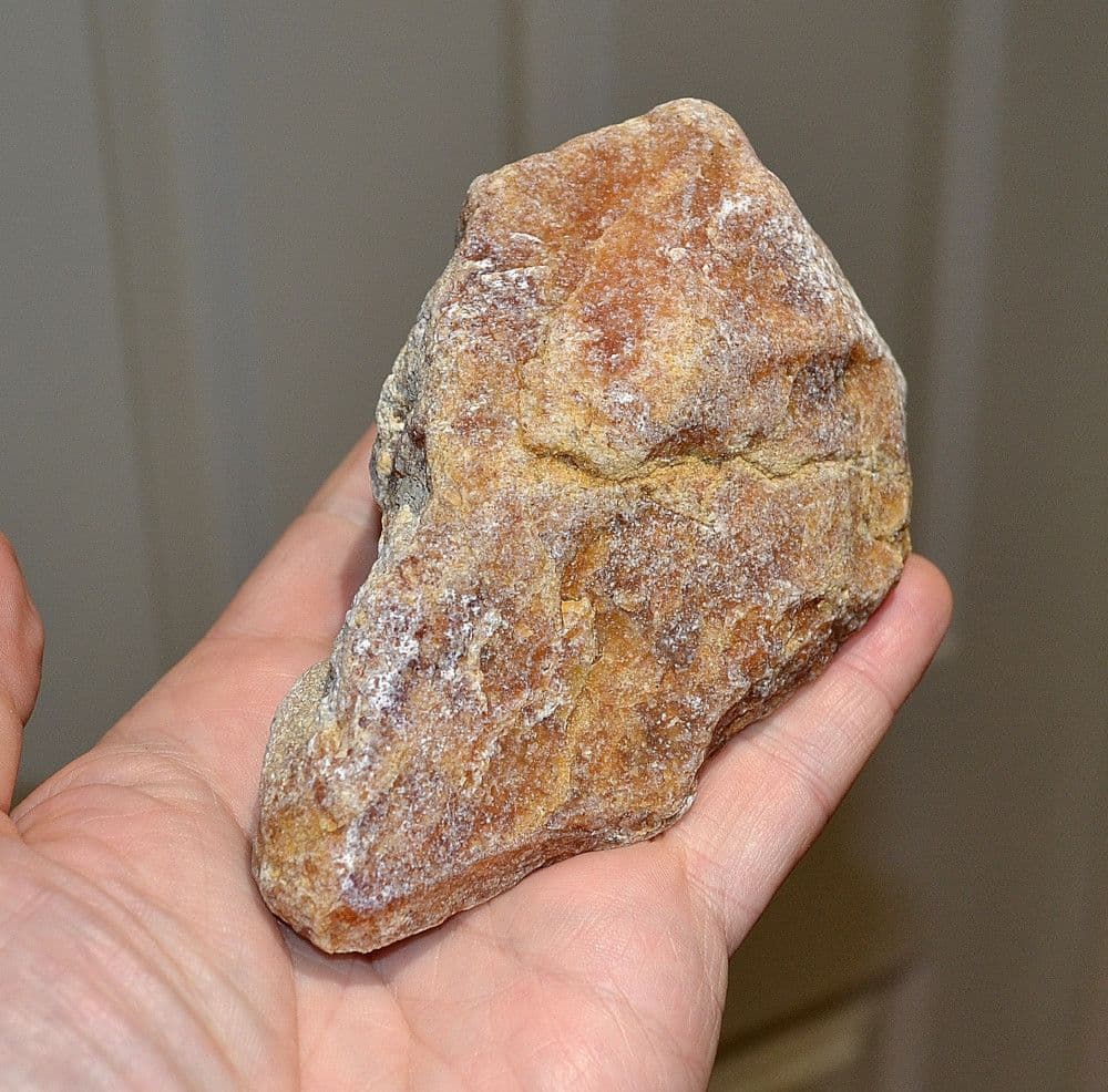 A large and heavy Lower Paleolithic chert Trihedral hand axe Broom Pit ...