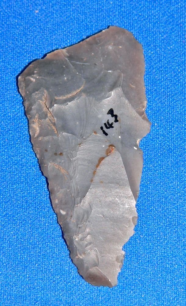 A large and pleasant Early Neolithic "oblique" Tranchet flint arrowhead ...