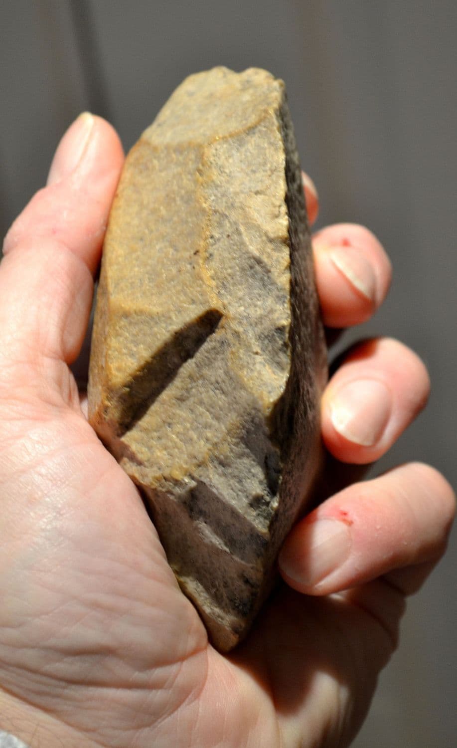 A large and pleasant Early Palaeolithic Acheulian Pebble Hand Axe ...