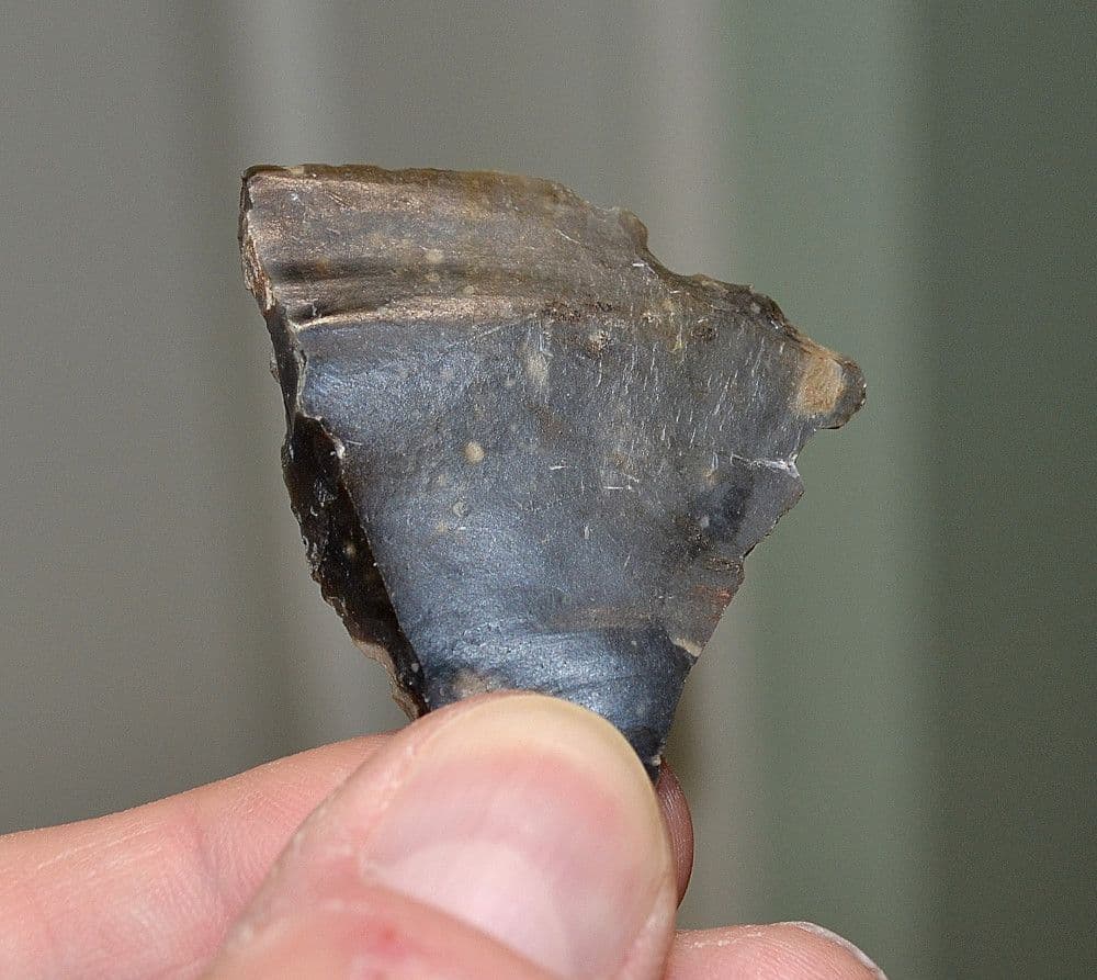 A large excellent early Neolithic "Transverse Tranchet " flint ...