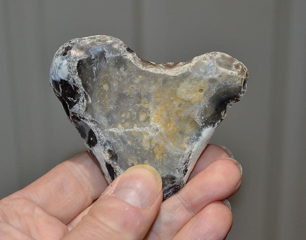 A large Lower Paleolithic flint "notched end scraper" Barton-on-sea ...