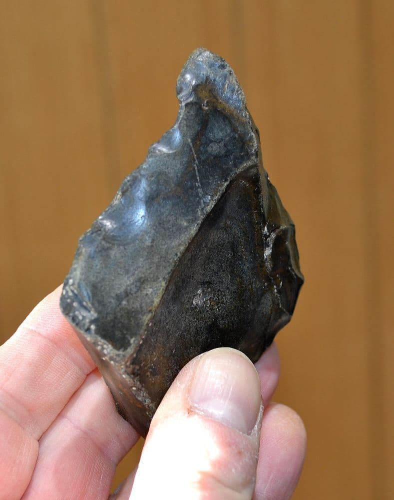 A large Neanderthal Textbook "Levallois" flint flake scraper tool Kent SOLD