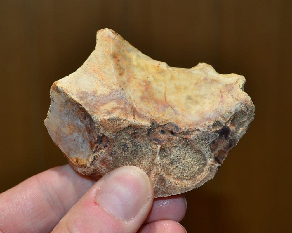 A large & pleasant early Paleolithic flint scraper tool Elveden Suffolk