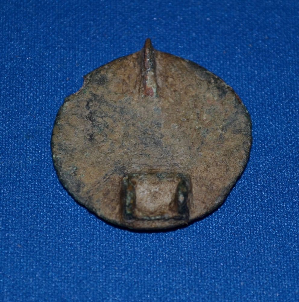 A nice large Roman Romano-British bronze disc brooch SOLD
