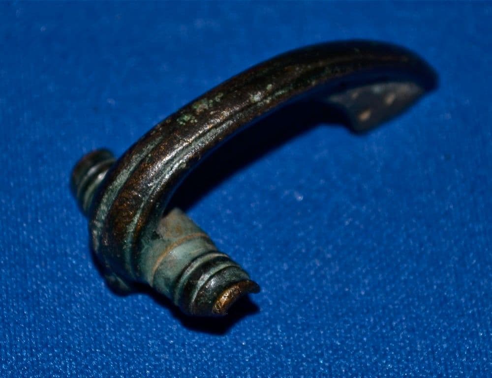 A nice Roman bronze "Dolphin" fibula brooch SOLD