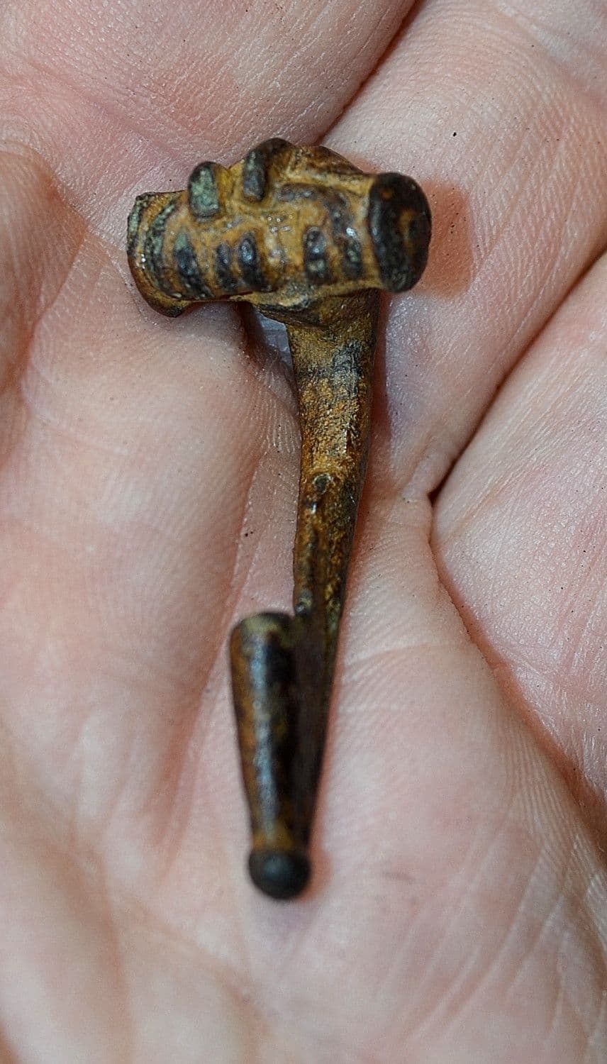 A pleasant Roman bronze "Polden Hill" Fibula / Brooch found in the West ...