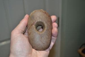 A rare and excellent Early Neolithic Quartzite Mace Head Suffolk SOLD