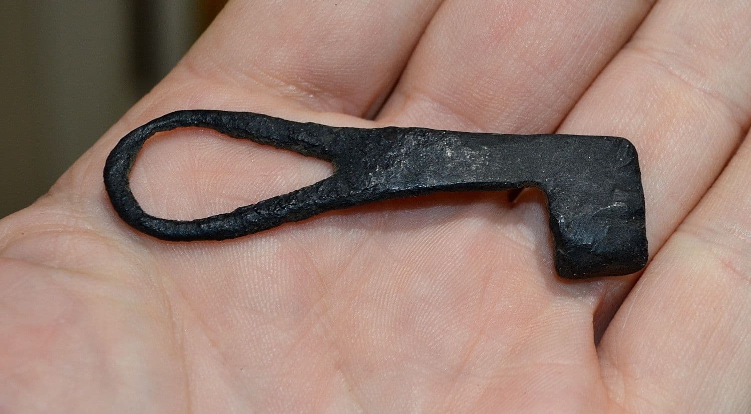 A rare and unusual Viking bronze key from Yorkshire SOLD