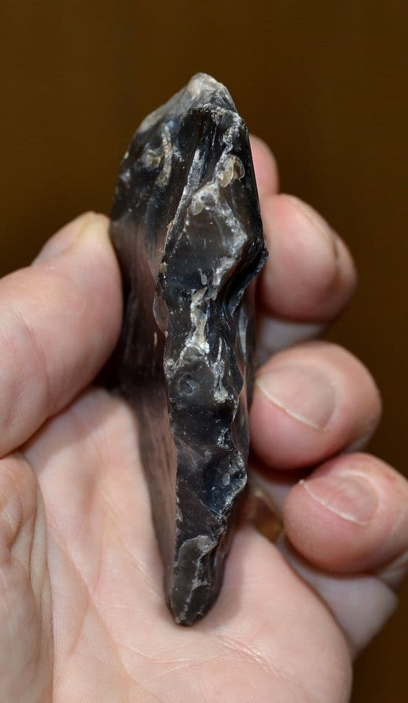 A Rare & Early Lower Paleolithic Pointed flint hand axe Happisburgh ...