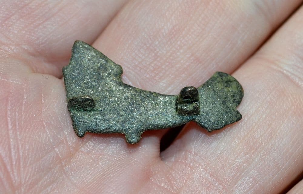A rare Roman bronze "Hippocampus" Fibula/Brooch River Thames area ...