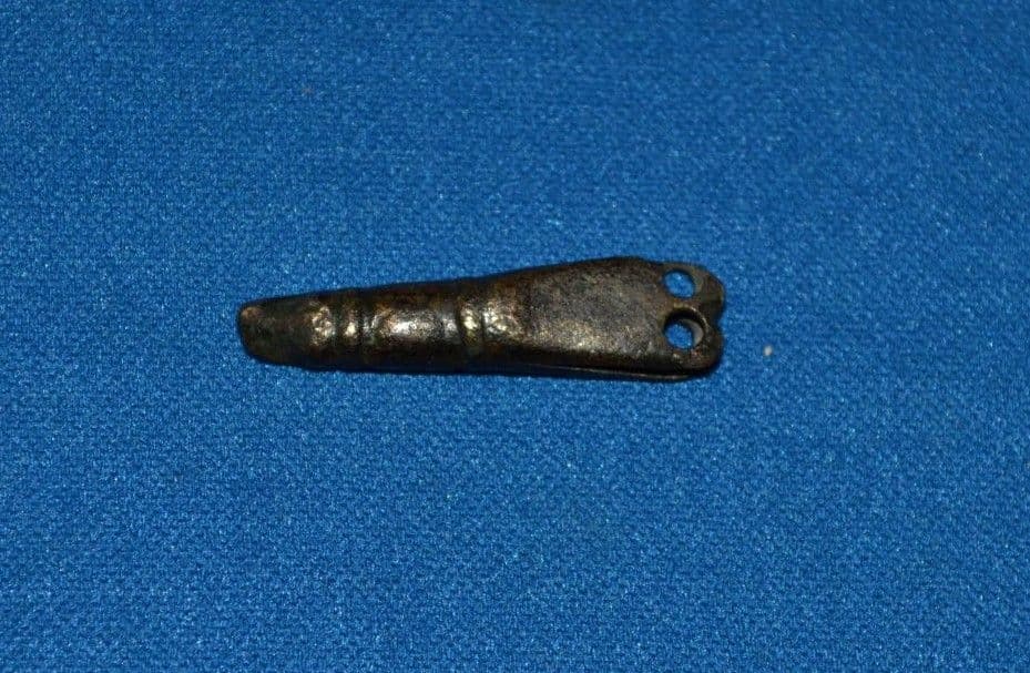 A small but pleasant Late Anglo Saxon bronze Zoomorphic strap end found ...