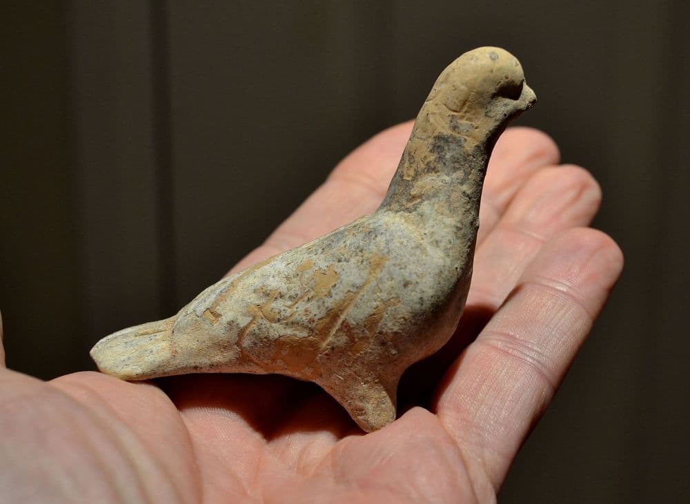 A superb Ancient Greek Corinthinan terracotta "Dove of Demeter" votive ...
