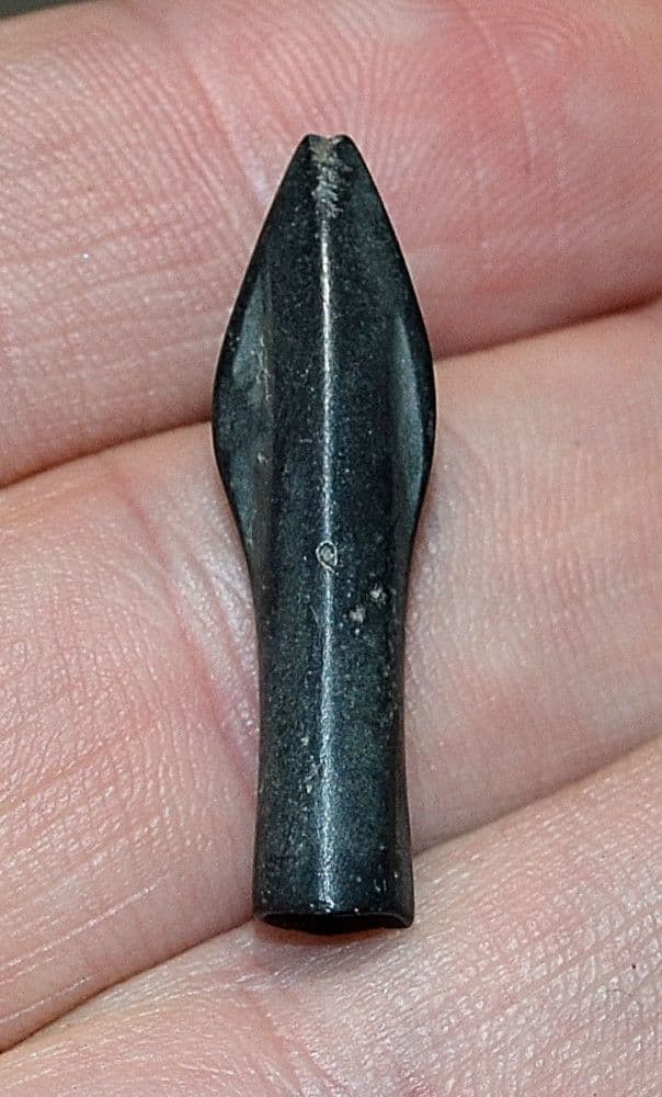 An excellent quality Ancient Greek bronze "Bi-lobe" socketed arrowhead SOLD