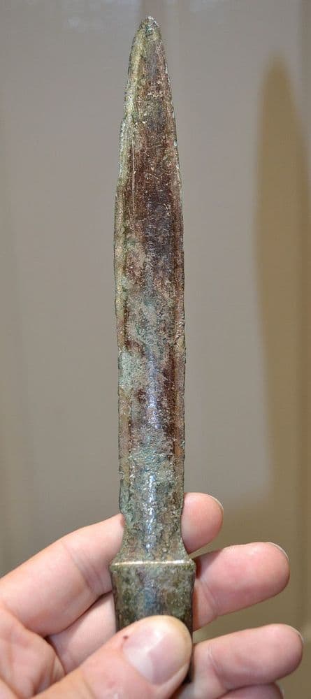 An extremely rare Late Bronze age bronze socketed knife / dagger from ...