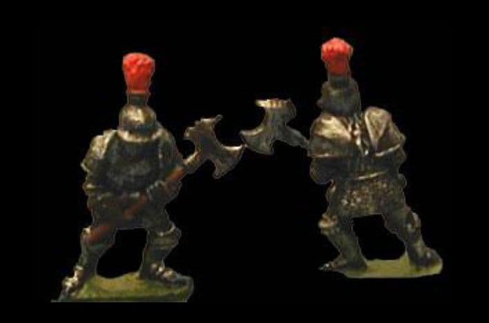 Alternative Armies 15mm Fantasy HOT39 Dwarf Knights with Poleaxe x 8