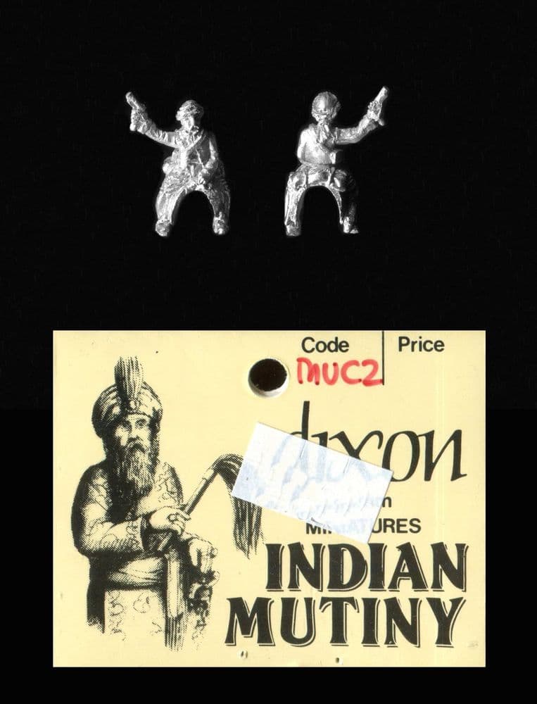 Dixons 15mm Indian Mutiny 1857-1858 MUC2 Mutineer Cavalry with Pistol x ...