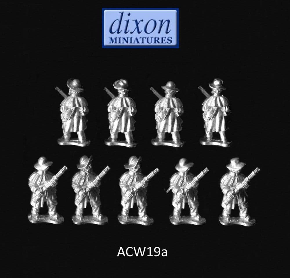Dixons 25mm/28mm ACW ACW019a Infantry in Greatcoat Standing Sentinel ...
