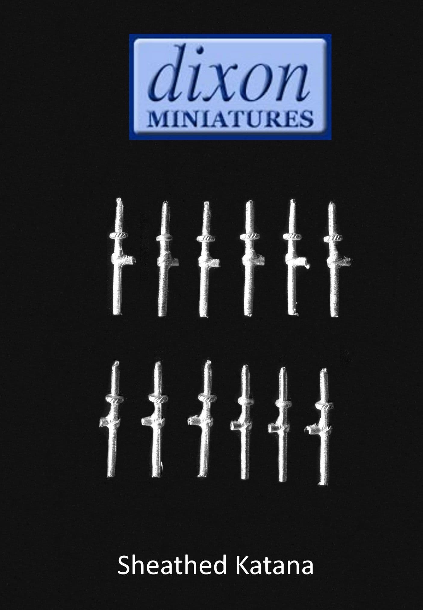 Dixons 25mm/28mm Samurai Weapons K1 Sheathed Katana Sword 12
