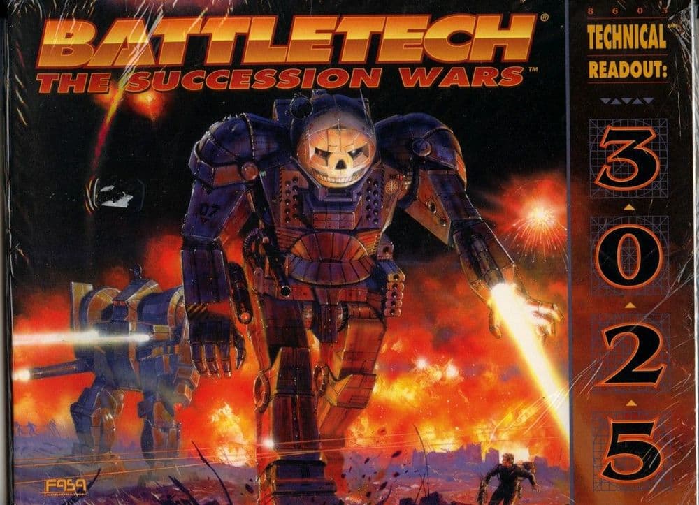 FASA 8603 Battletech Technical Readout 3025 The Succession Wars Revised ...