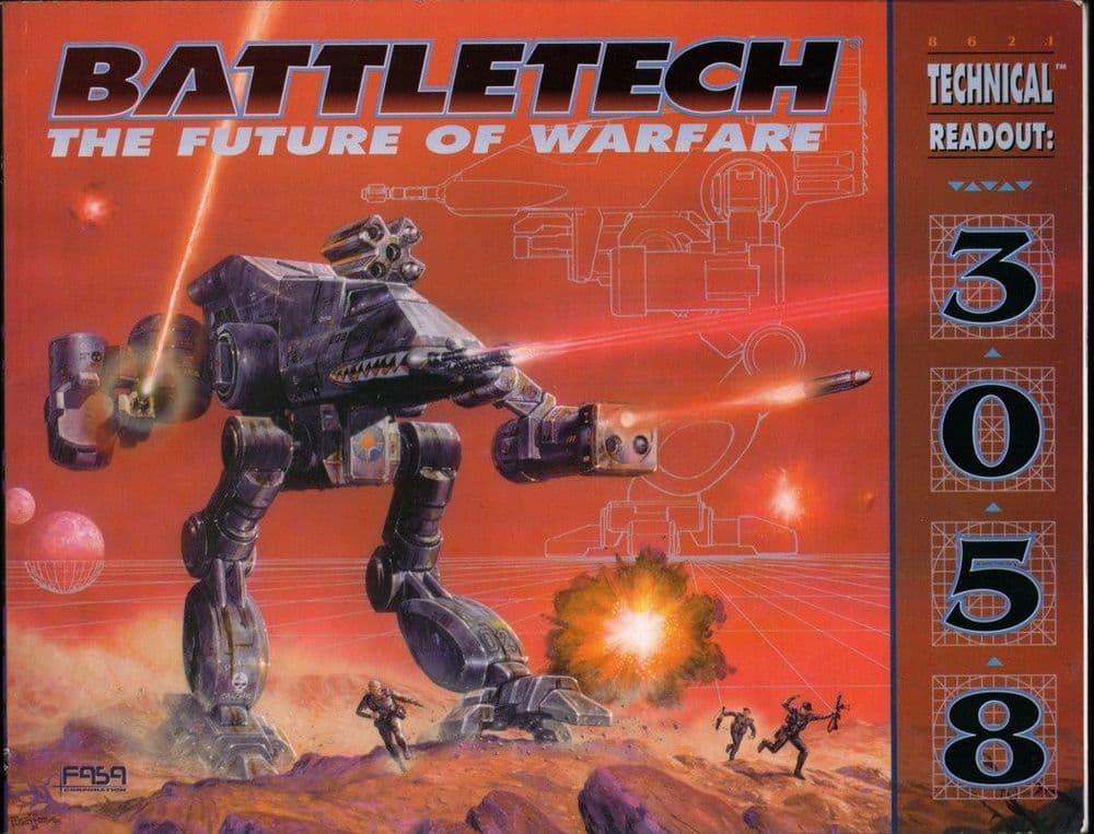 FASA 8621 Battletech Technical Readout 3058 The Future of Warfare Pub 1995