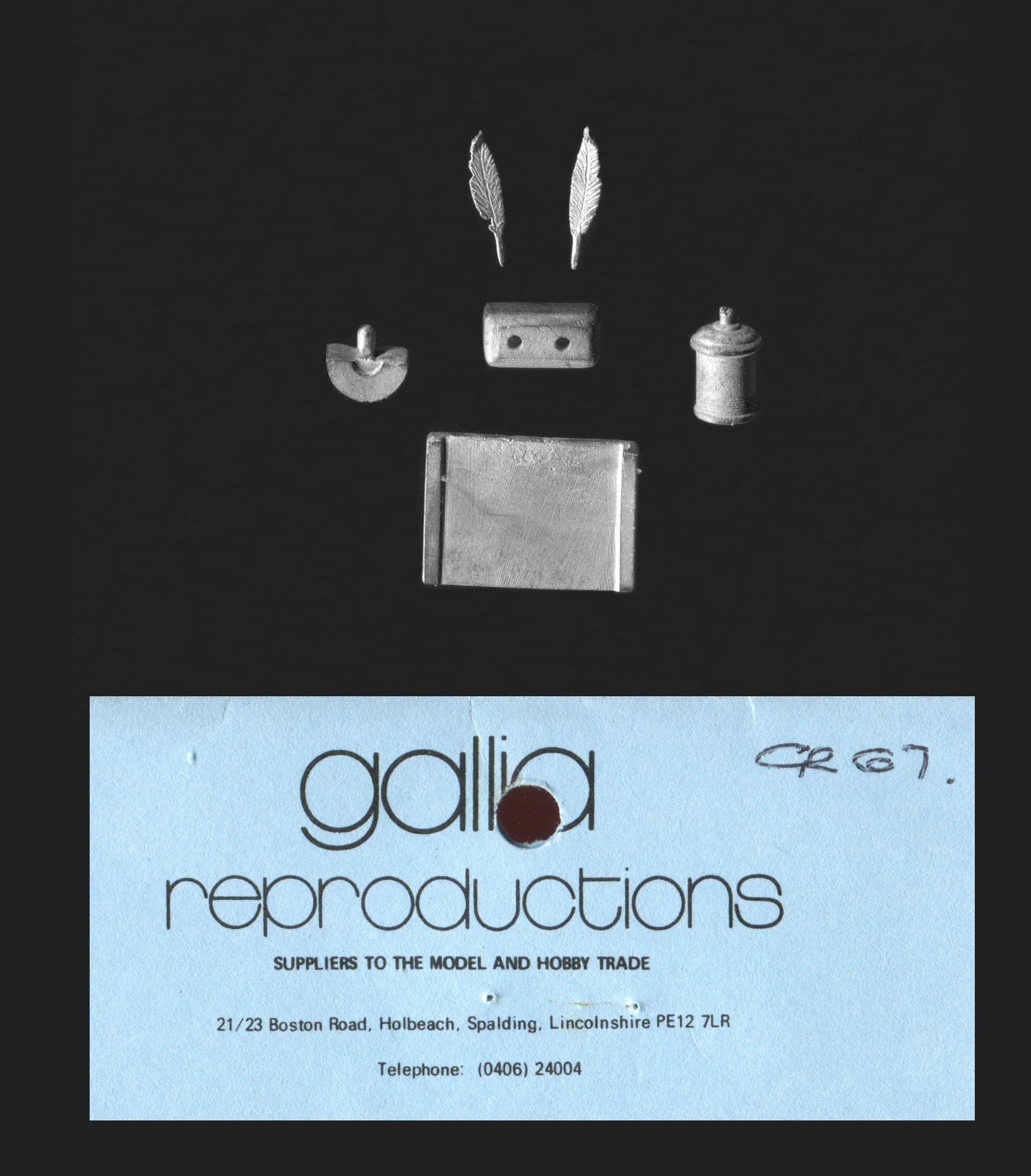 Gallia 1/32 Scale 54mm GR67 Scribe s Set 6 pieces