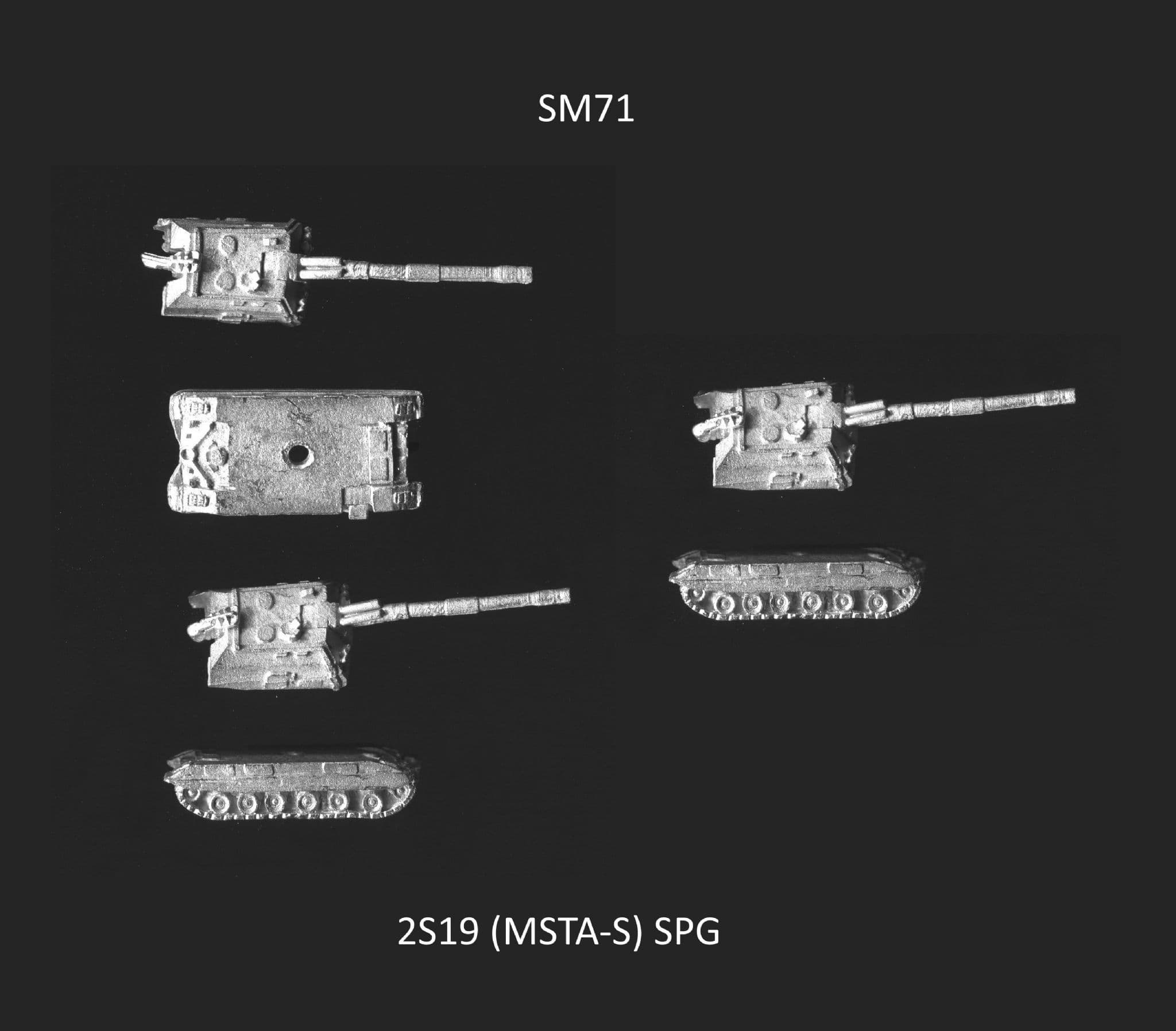 Heroics & Ros 6mm 1/300 Modern Soviet SM71 2S19 MSTA-S SPG x 3