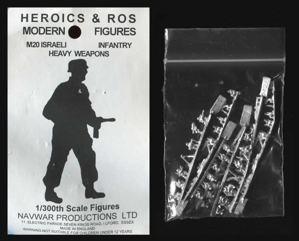 Heroics & Ros 6mm Modern Infantry M20 Israeli Infantry Heavy Weapons