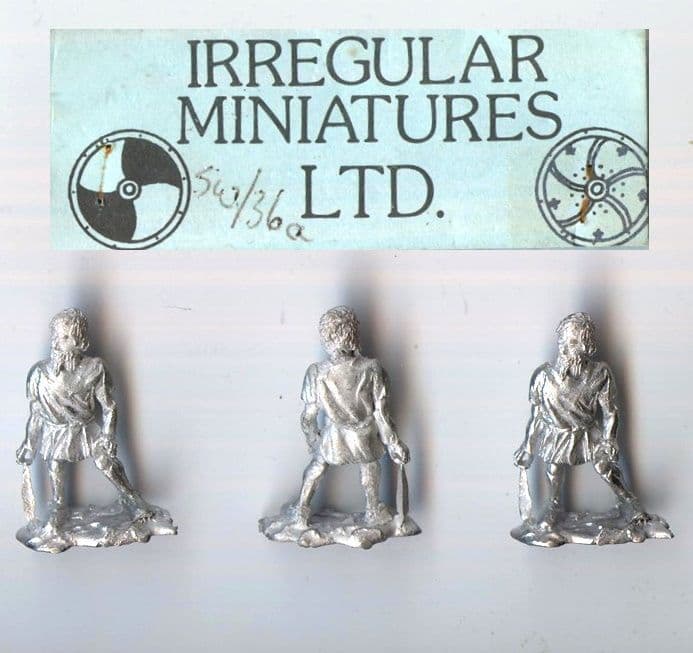 Irregular Miniatures 25mm SW 36a Three Generic Male Figures in Tunic
