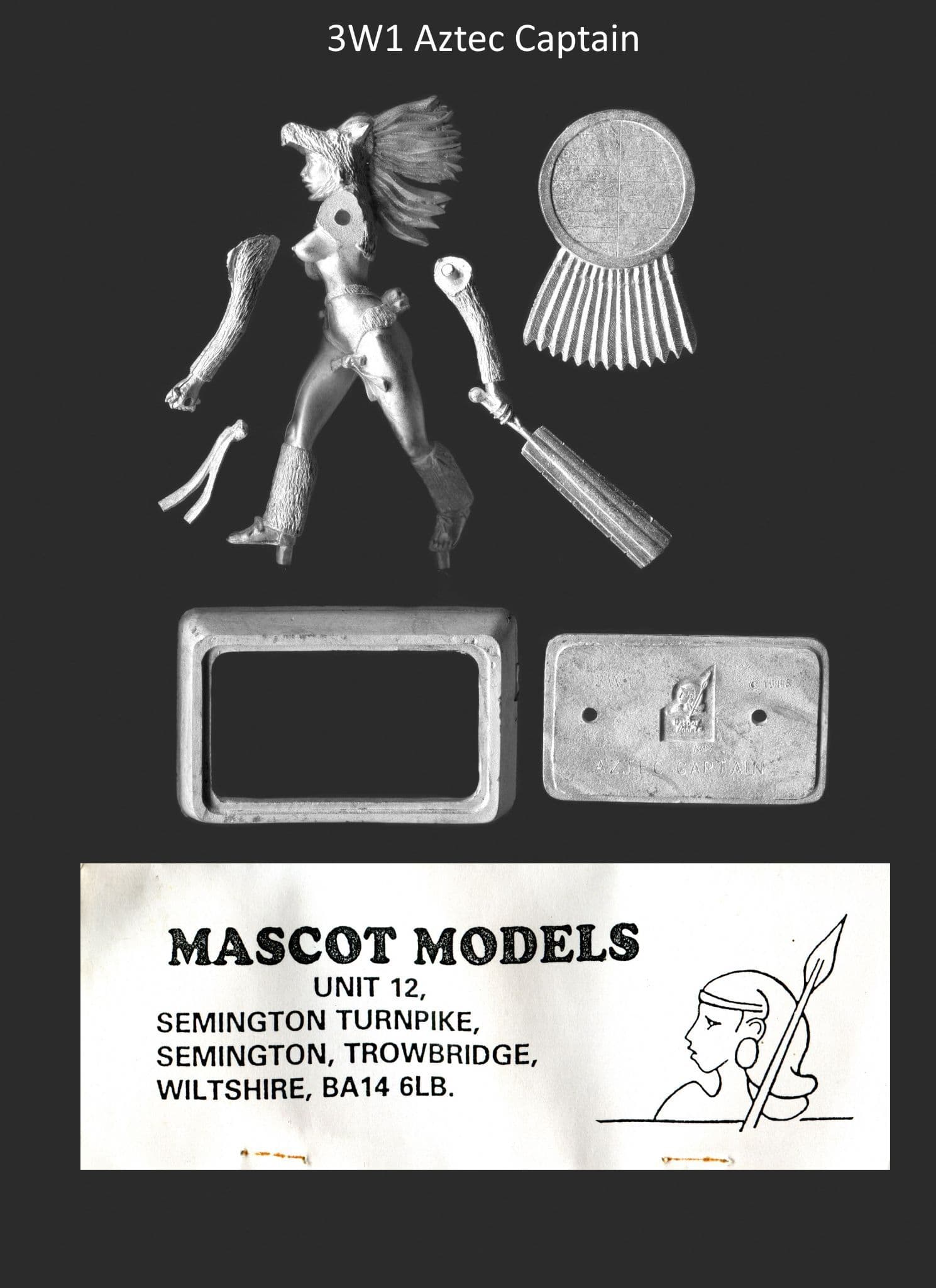 Mascot Models Warrior Women of the World 3W1 Aztec Captain