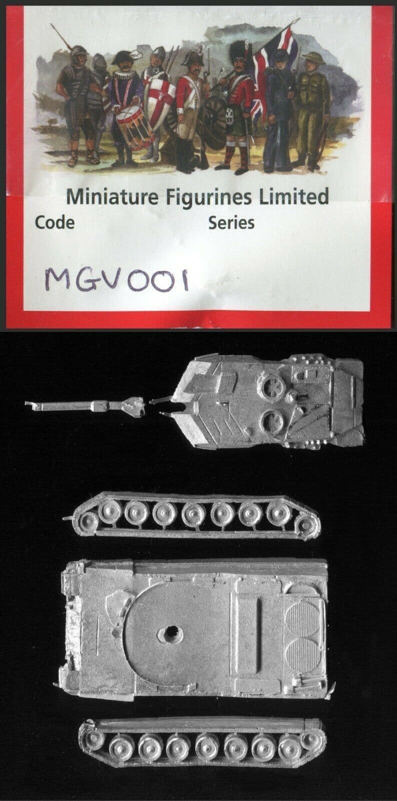 Minifigs 10mm/12mm Modern German MGV001 Leopard 2A5 MBT x 1