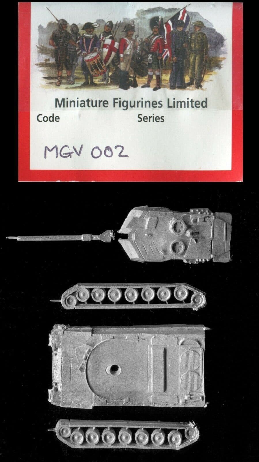 Minifigs 10mm/12mm Modern German MGV002 Leopard 2A6 MBT x 1