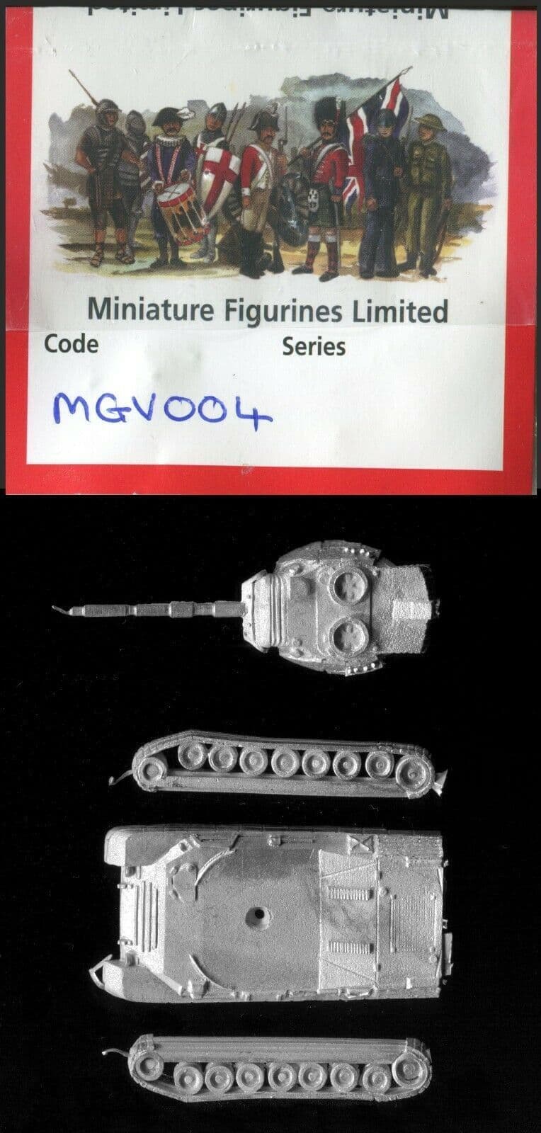 Minifigs 10mm/12mm Modern German MGV004 Leopard 1A5 MBT x 1