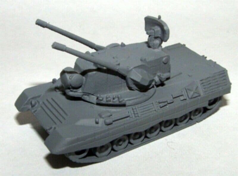 Minifigs 10mm/12mm Modern German MGV105 Flakpanzer Gepard SPAAG x 1