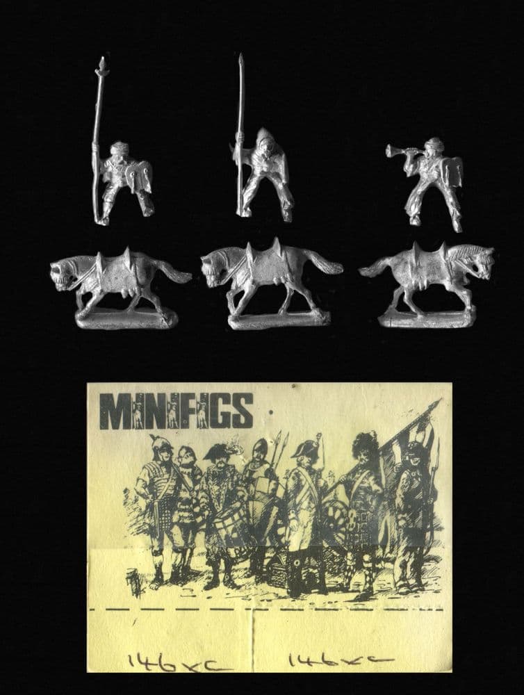 Minifigs 15mm 16th Century Moors 146XC Moorish Cavalry Command on old ...