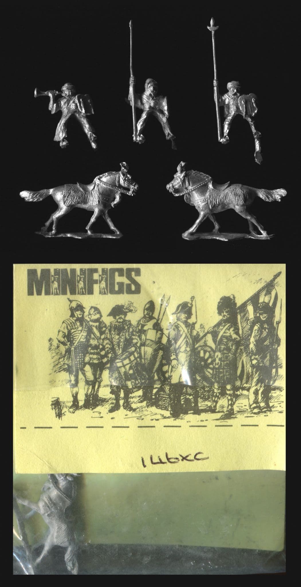 Minifigs 15mm 16th Century Moors 146XC Moorish Cavalry Command x 3