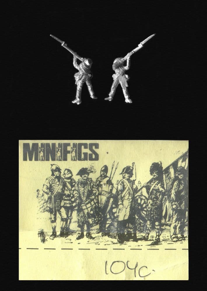 Minifigs 15mm ACW 10YC Infantry Prone Firing Slouch Hat x 8 figs