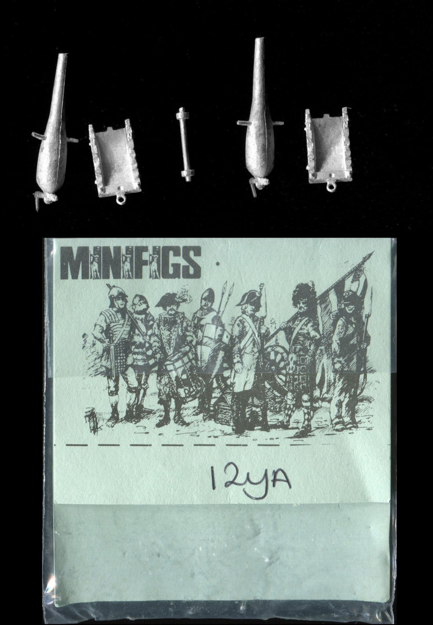 Minifigs 15mm ACW 12YA Naval Gun x 2 models