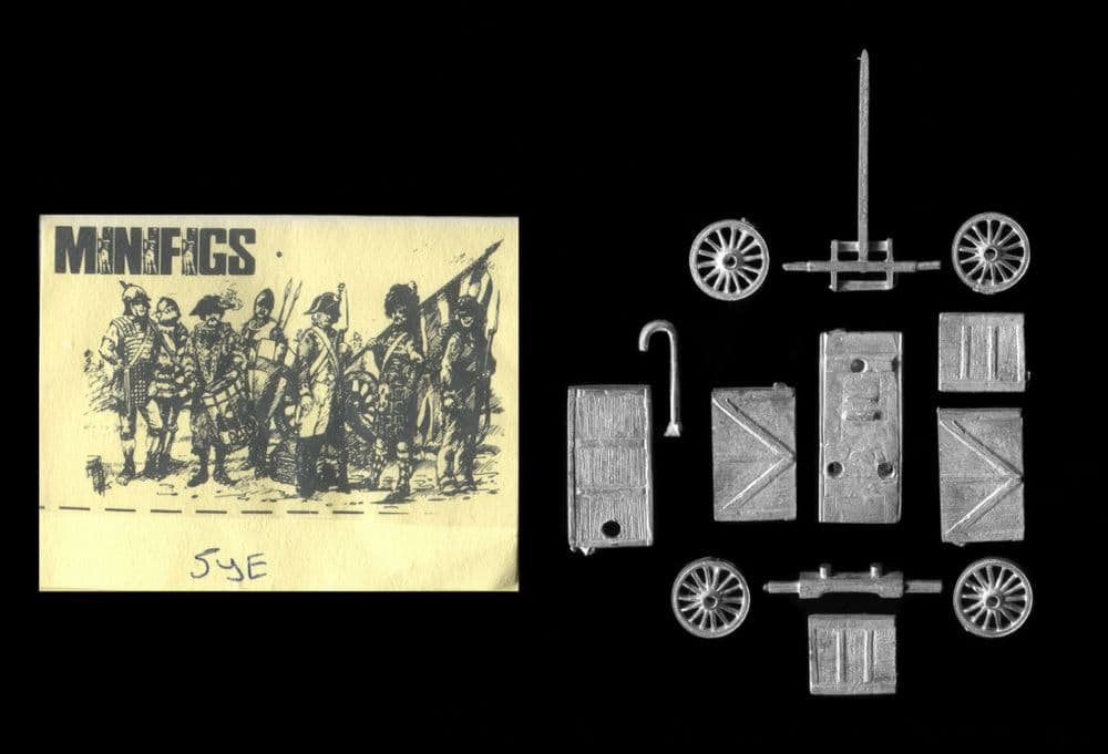 Minifigs 15mm ACW 5YE Four-wheeled Balloon Wagon 1 model