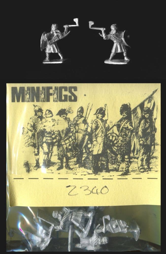 Minifigs 15mm Feudal Europe Z340 Russian/Polish Peasant with Axe x 7 ...