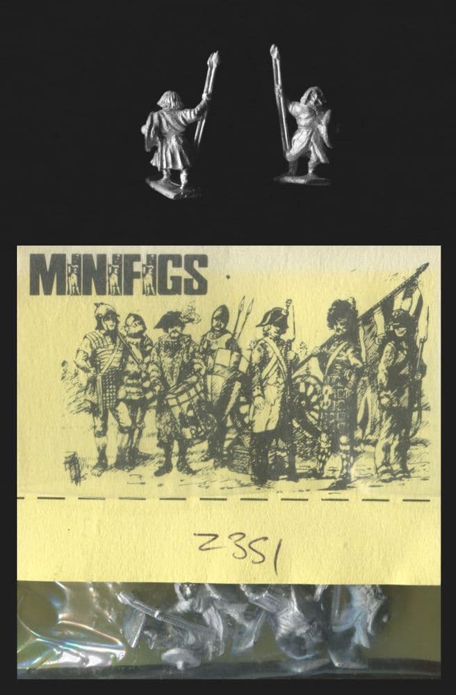 Minifigs 15mm Feudal Europe Z351 Seljuk Infantry with Javelin x 8