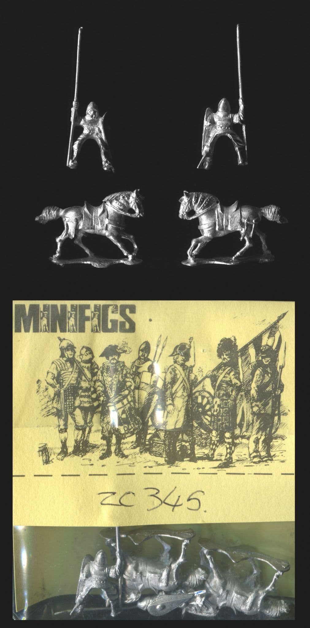 Minifigs 15mm Feudal Europe ZC345 Byzantine Heavy Cavalry 13th Century x 4